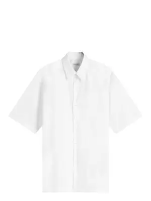 Dries Van Noten Clasen Poplin Short Sleeve Shirt - White