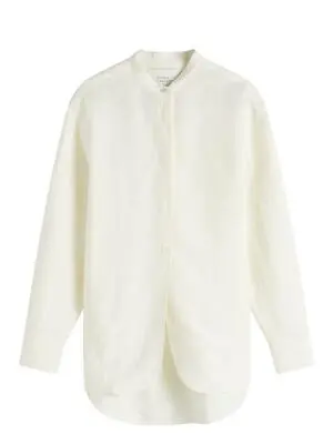 Studio Nicholson Curved Hem Shirt - Parchment