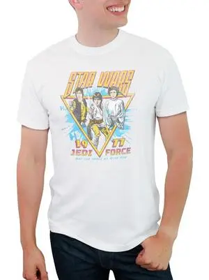 STAR WARS Classic Trio 1977 Graphic T-shirt - White