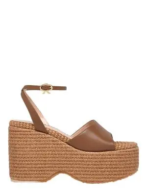 GIANVITO ROSSI Thalia Sandal - Brown Leather