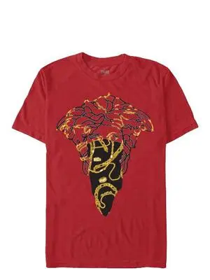CROOKS & CASTLES Medusa Bandana Graphic T-shirt - Red