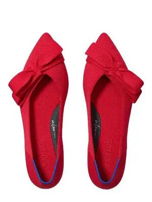 Rothy's The Bow Point Ii Flats - Cupid
