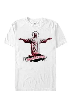 CROOKS & CASTLES Honor Amongst Thieves Graphic T-shirt - White