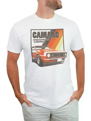 GENERAL MOTORS Camaro Command Performance Graphic T-shirt - White