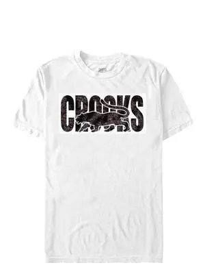 CROOKS & CASTLES Tiger Fur Print Graphic T-shirt At Nordstrom White