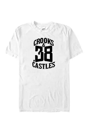 CROOKS & CASTLES Number Logo Graphic T-shirt - White