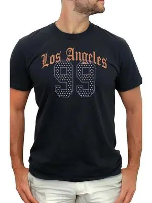 LOST GODS Los Angeles 99 Graphic T-shirt - Black