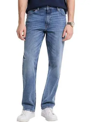 Michael Kors Finn Straight-fit Denim Jeans - Blue