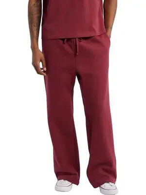 ELWOOD Heavyweight Fleece Sweatpants Burgundy
