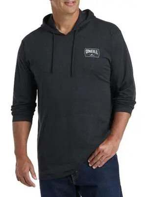 O'Neill Big & Tall Fields Pullover Hoodie - Heather Black