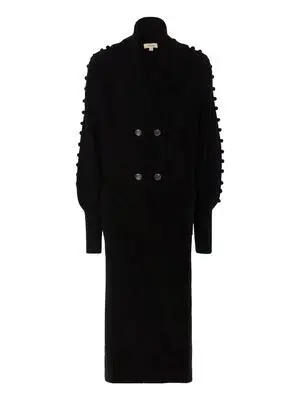 TEMPERLEY LONDON Chrissie Cardigan Coat - Black