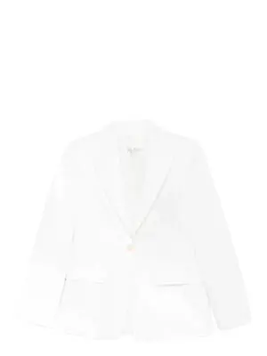 Max Mara Single-breasted Blazer - White