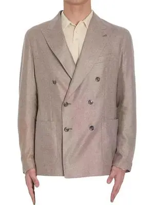 Tagliatore Silk Blazer - Neutrals