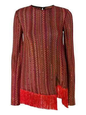 Missoni Zigzag Blouse - Red