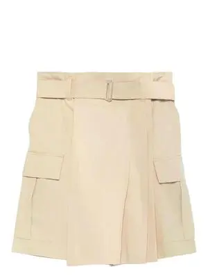Kenzo Asymmetric Cargo Skirt - Neutrals