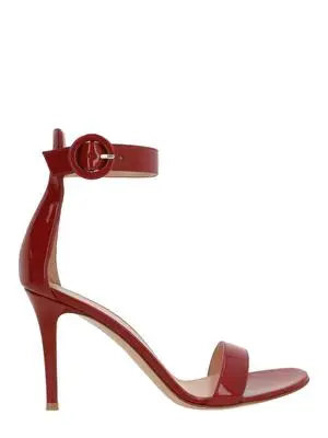 GIANVITO ROSSI 85mm Portofino Sandals - Red