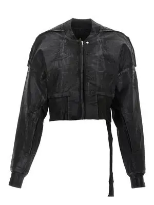 Rick Owens Flight Bomber Jacket - Black