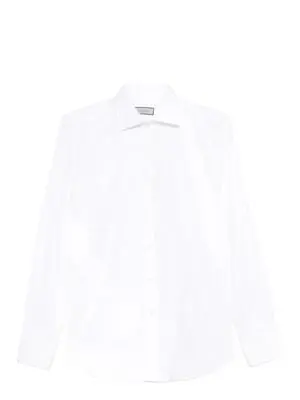 Canali Cut-away Collar Shirt - White