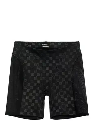 MISBHV Monogram Biker Shorts - Black