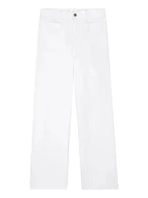 FRAME Straight-leg Jeans - White
