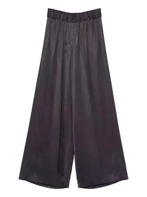 Peserico Pleated Wide-leg Trousers - Blue