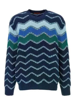 Missoni Missoni Zigzag Sweater Blue