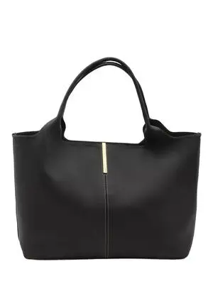 TOD'S Leather Tote Bag - Black