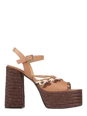 CastaÑer Leather Sandals - Beige
