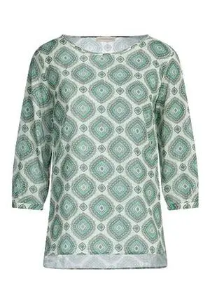CAMICETTASNOB Woven Top - Green