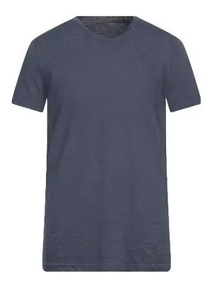 120% Lino T-shirt Slate Size Linen - Blue
