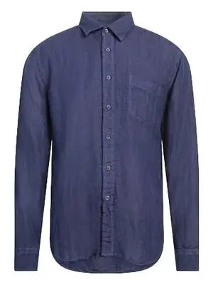 120% Lino Shirt Sky Size Linen - Blue
