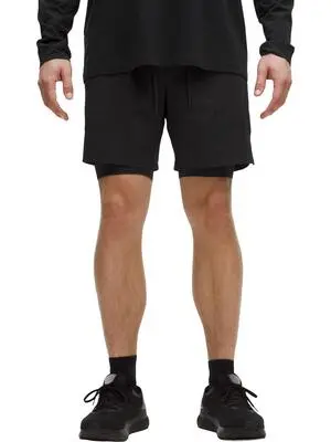 Lululemon License To Train Lined 7" Short - Black