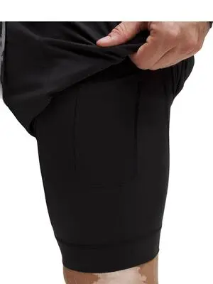Lululemon License To Train Lined 7" Short - Black