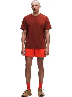Lululemon License To Train Linerless 5" Short - Cherry Ember
