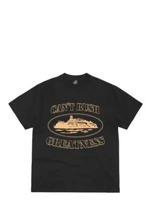 CORTEIZ X Central Cee Can't Rush Greatness Tee Shirt - Black