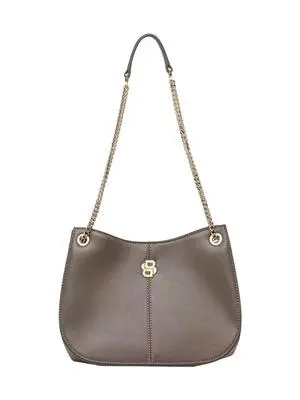 BOSS Logo-plaque Shoulder Bag - Brown