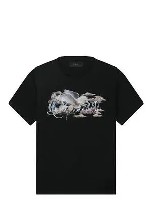 Amiri Pegasus Scriptprint T-shirt - Black