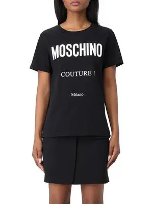 Moschino Embellished Logo T-shirt - Black