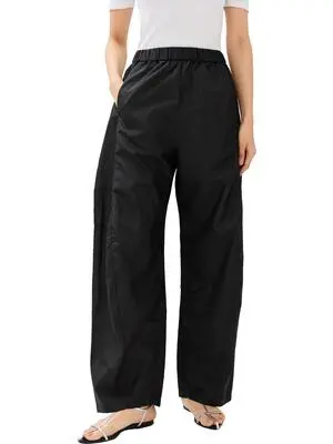 Tibi Crispy Nylon Winslow Pant - Black