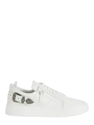 GIUSEPPE ZANOTTI Deluxe Double-zip Low-top Sneakers - White