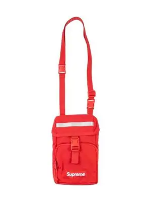 Supreme Logo-patch Camera Bag - Red