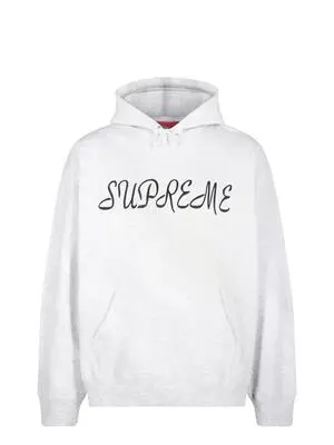 Supreme Script Hoodie - Grey
