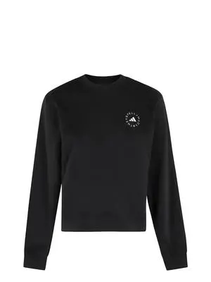 Adidas By Stella McCartney Logo-print Sweatshirt - Black
