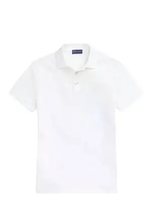 Ralph Lauren Purple Label Logo-embroidered Polo T-shirt - White
