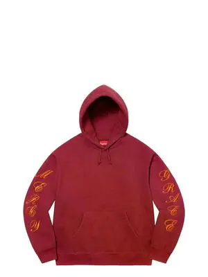 Supreme Patches Spiral Hoodie - Red