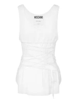 Moschino Print Top - White