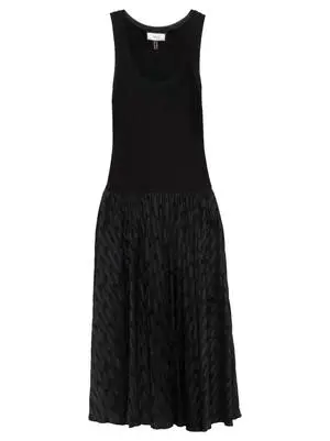 NISSA Drop-waist Maxi Dress - Black