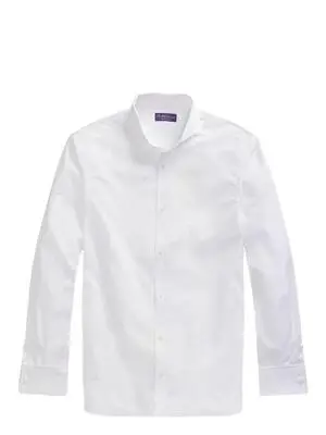 Ralph Lauren Purple Label Cotton-poplin Dress Shirt - White