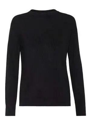 Brunello Cucinelli Cotton Sweater - Black