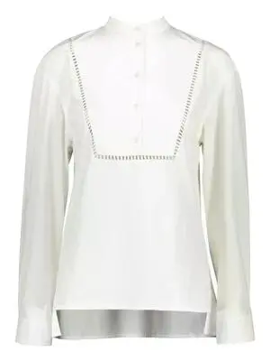 YVES SALOMON Poplin Blouse - White